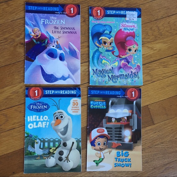 Other | 4 Level 1 Step Into Reading Books | Poshmark